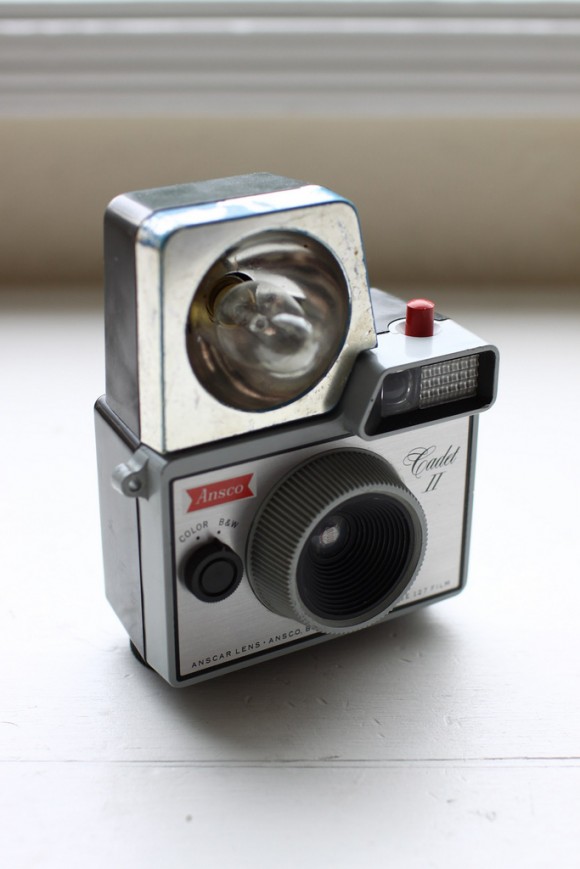 Vintage Camera Night Lights - Polkadot