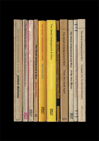 Famous Rock Albums transformed in Books Collections - Polkadot